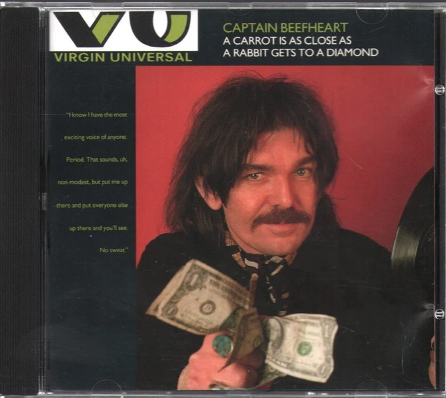 CAPTAIN BEEFHEART A Carrot Is As Close As A Rabbit Gets To A Diamond CD ...