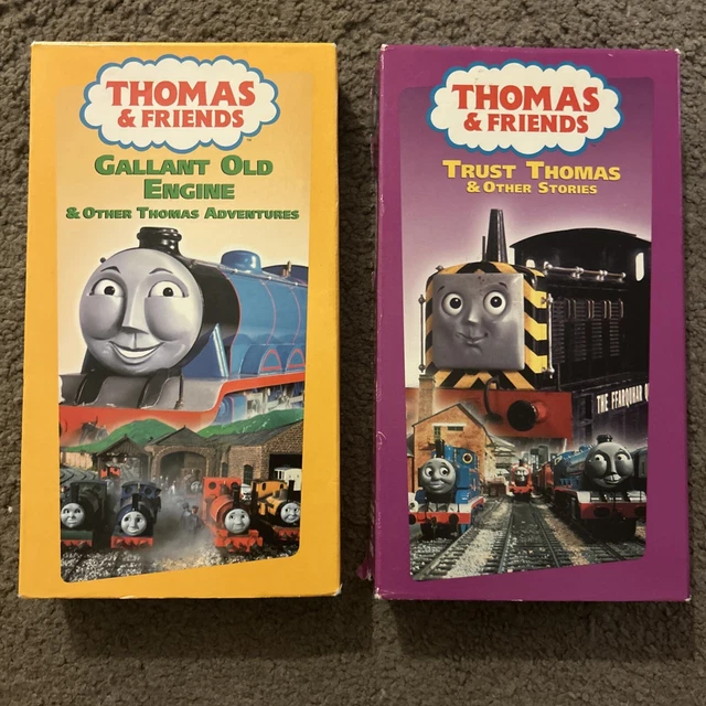 THOMAS & FRIENDS 2 Rare VHS Lot Trust Thomas & Gallant Old Engine ...