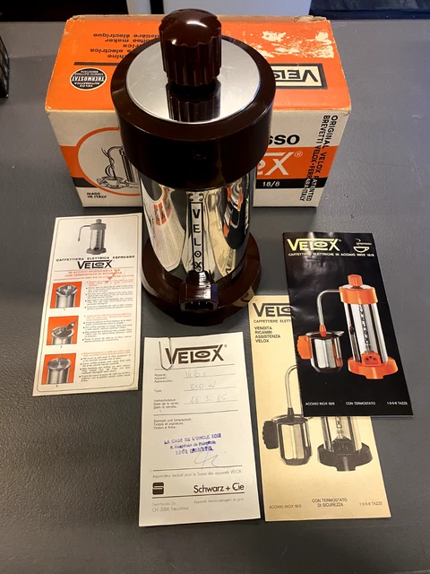 CAFETIÈRE EXPRESSO VELOX Inox Original Box & papers EUR 190,80 ...