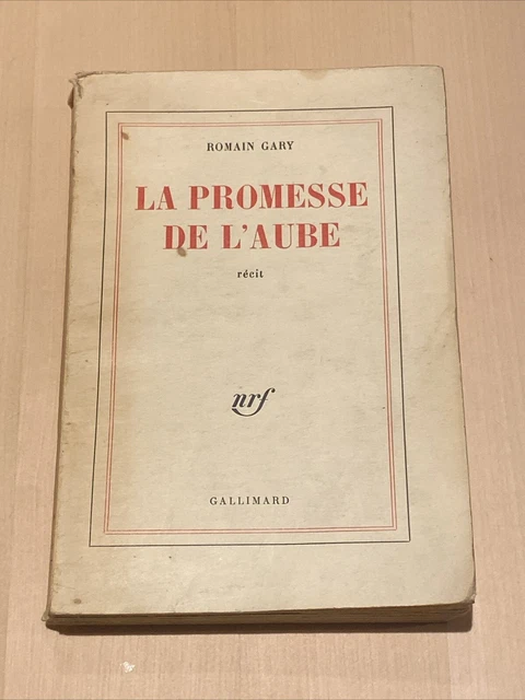 LA PROMESSE DE l'Aube - Romain Gary - Ed. Gallimard NRF 1962 EUR 15,00 ...