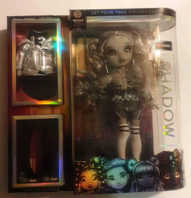 RAINBOW HIGH SHADOW High Series 1 Nicole Steel Fashion Doll EUR 28,33 ...
