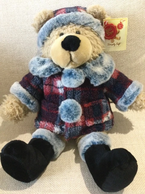 VINTAGE KEEL TOYS SIMPLY SOFT Plush Teddy Bear WINTER FRIENDS 18” Collectable £43.51 - PicClick UK