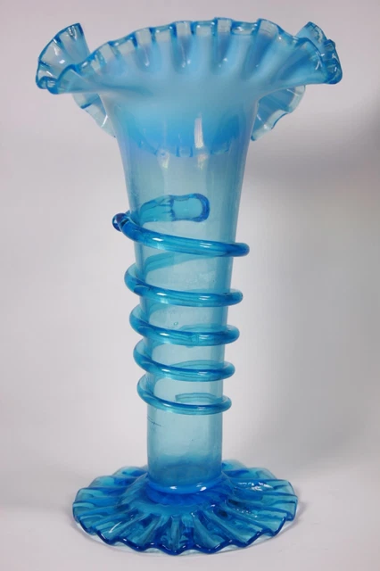 ANTIQUE JACK IN the Pulpit Blue Vaseline Victorian Vase Circa 1870 £75. ... ANTIQUE JACK IN the Pulpit Blue Vaseline Victorian Vase Circa 1870 £75. ...