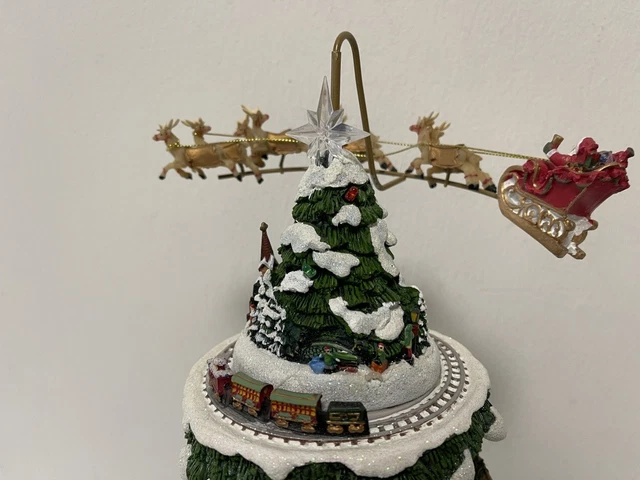 BOÎTE À MUSIQUE de collection Thomas Kinkade Wonderland Express 46 cm ...