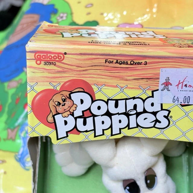 VINTAGE GALOOB POUND Puppies Wrinkle Pup In Original Box 1995 £19.99 ...