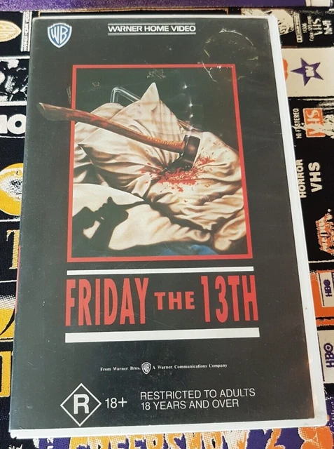FRIDAY THE 13TH - Vhs Rare PAL Horror Slasher Exploitation Jason ...