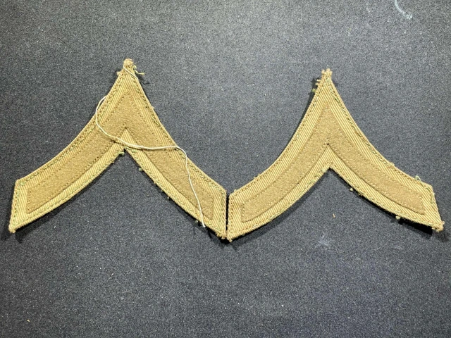 X2 M1902 WW1 US Army Lance Corporal Field Uniform Sleeve Rank Chevron ...