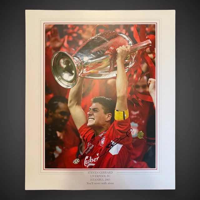 STEVEN GERRARD LIVERPOOL photo gagnant Ligue des champions 2005 prix de ...