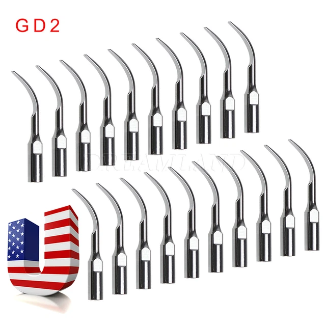 20X ESCALADOR DENTAL Puntas de escalado GD2 Fit Cavitron DTE Satelec NSK FDA EUR 32,36 - PicClick DE