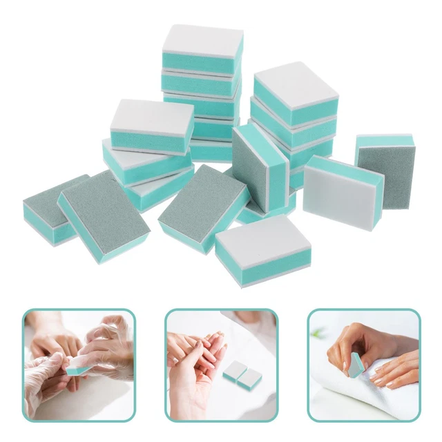 50PCS FINGERNAIL TOOLS Sponge Nail Buffer Sponge Nail File Nail ...
