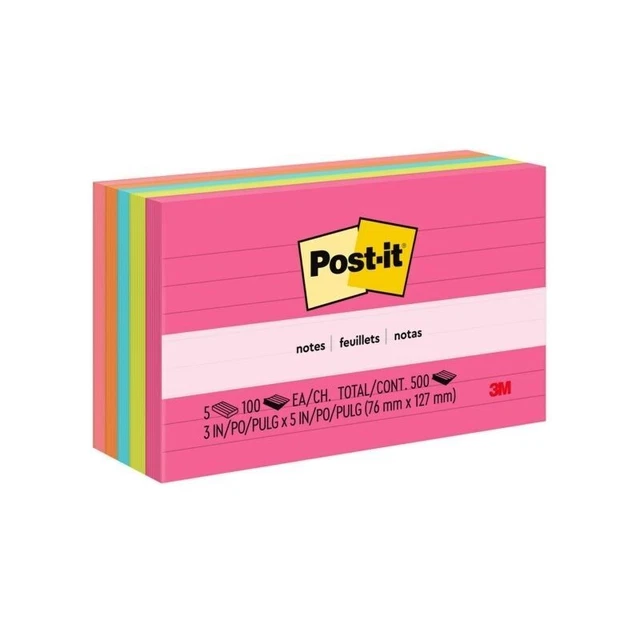 POST-IT NOTES CAPE Town 76 x 127mm 5-Pack $51.90 - PicClick AU