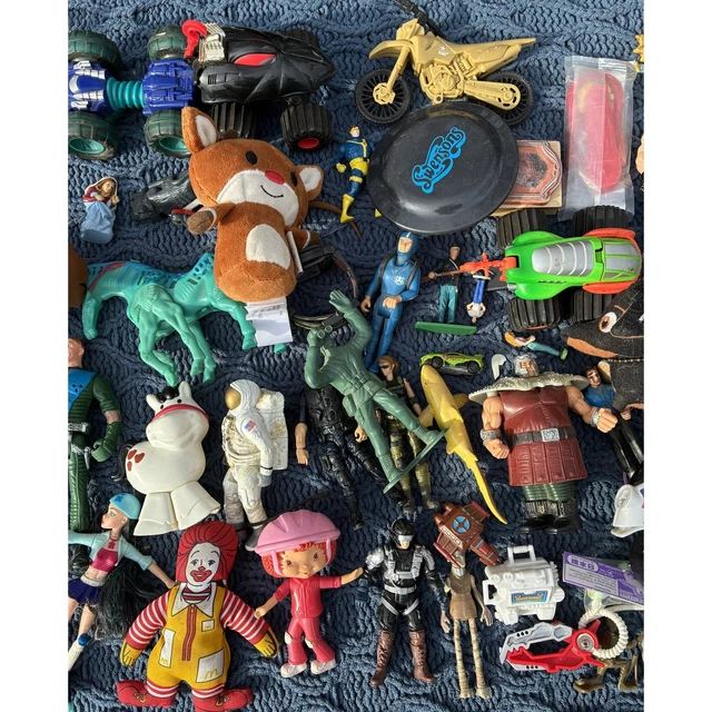 KIDS MEAL - Toy Box - Junk Drawer 100+ Mixed Lot Vintage Toys #7 McDs ...