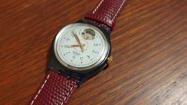 SWATCH SAM103 The Originals Automatic 23 Jewels Swiss Men Watch 1993 NOS EUR 51,64 - PicClick IT