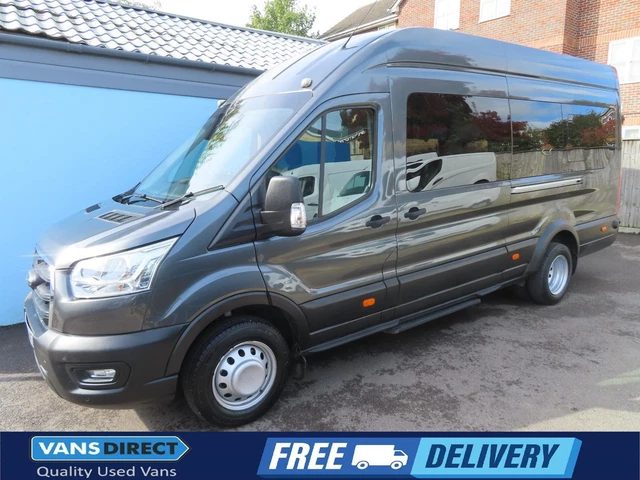 2019 FORD TRANSIT 460 LEADER 2.0 ECOBLUE 17 SEAT MINBUS AIR CON CRUISE ...