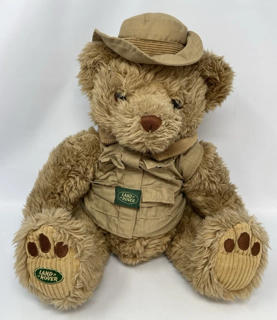 LAND ROVER SAFARI Explorer Plush Teddy Bear Soft Toy 12'' Rare ...