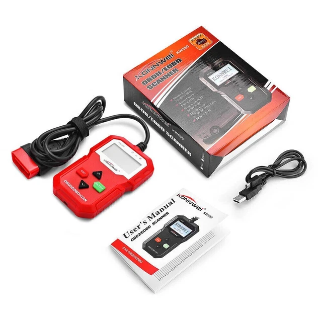 OBD2 AUTO DIAGNOSTIC Scanners Auto Engine Fault Code Reader Manual ...