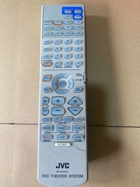 ORIGINAL JVC HOME Theater DVD Sound Machine Remote Control RM-STHA10J ...
