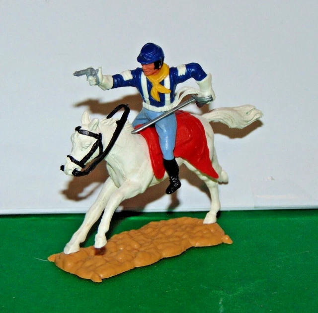RARE TIMPO 7TH CAVALRY / UNION MOUNTED TROOPER WITH SABRE PISTOL ...
