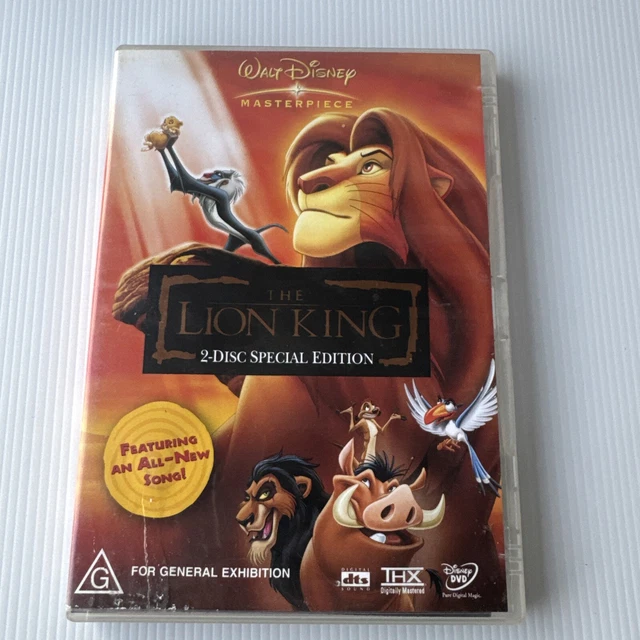 THE LION KING 2-Disc Special Edition Region 4 DVD Disney Family Movies Kids $11.00 - PicClick AU