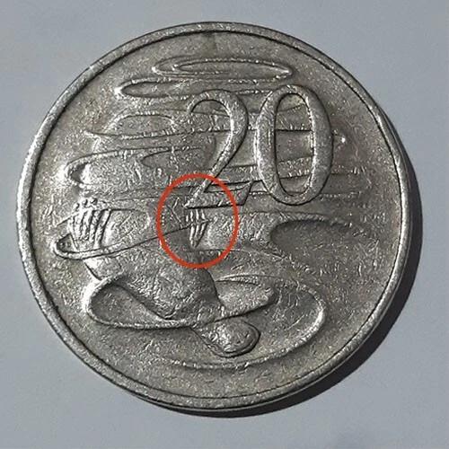 1981 20C AUSTRALIAN coin 3 1/2 claw error $8.00 - PicClick AU