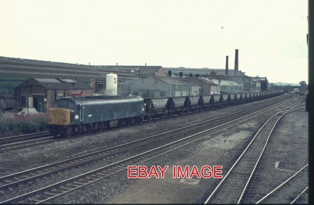 ORIGINAL 35MM SLIDE CLASS 46 LOCO NO 46028 AT LOUGHBOROUGH 7/77 £4.00 ...