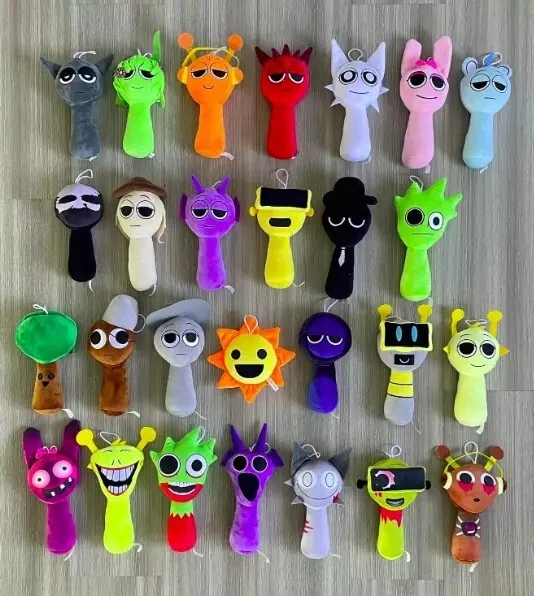 SPRUNKI PLUSH TOY Simon Oren Winda Sprunki Character Doll Plush Toy ...