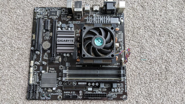 GIGABYTE GA 78 LMT USB3 AMD motherboard with processor and RAM £45.00 ...