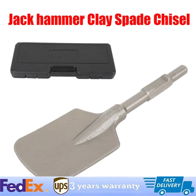 JACKHAMMER BREAKER CLAY Spade Cutter Long Shovel Demolition Jack ...