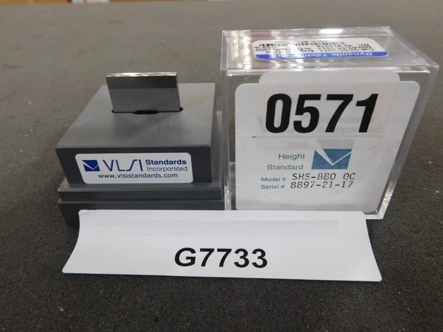 VLSI STANDARDS SHS-880 QC Step Height Standard Working Surplus £361.45 ...