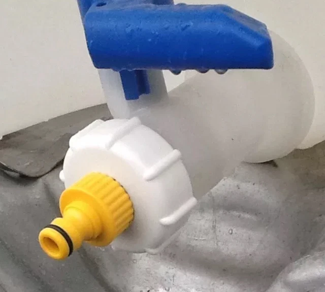 IBC ADAPTER CONNECTOR REDUCER HOSE LOCK WATER HOZE PIPE TAP STORAGE ...