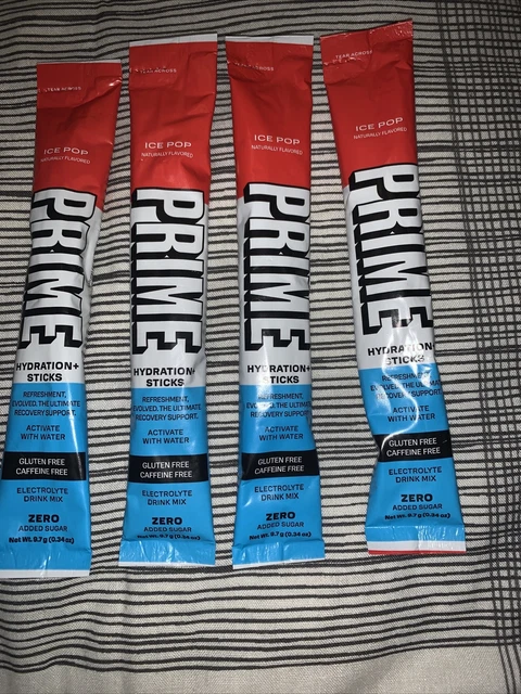 PRIME HYDRATION DRINK Sticks Sachets USA Sample Pack Special including ...
