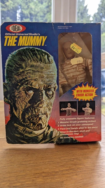 1979 RARE IDEAL UK version Remco The Mummy universal 9" Action Monster ...