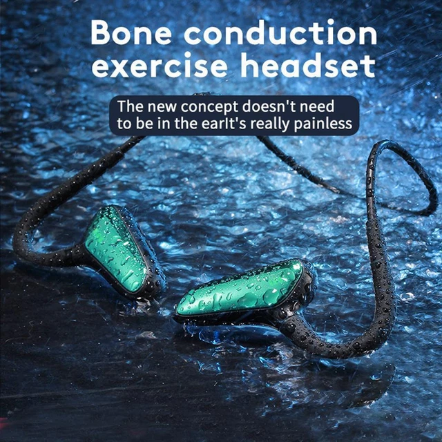 M-D8 BONE CONDUCTION Headphones Open Ear Bluetooth-compatible 5.2 ...