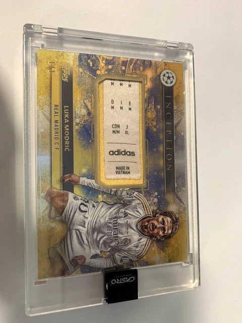 2024-25 TOPPS INCEPTION UCC Luka Modric 1/1 Wembley Warm Up Relic WWR ...
