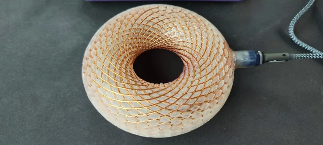 24 TURNS 4.7 " Rodin Coil Scalar Toroidal Vortex Wave Generator 12 cm £ ...