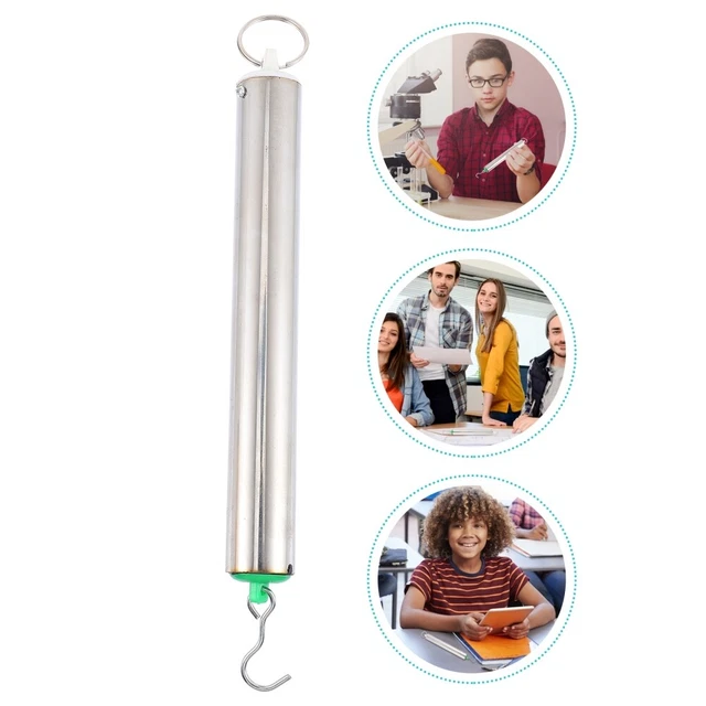 2PCS SPRING DYNAMOMETER Tube Spring Scale Tubular Hook Scale Gauge £14. ...