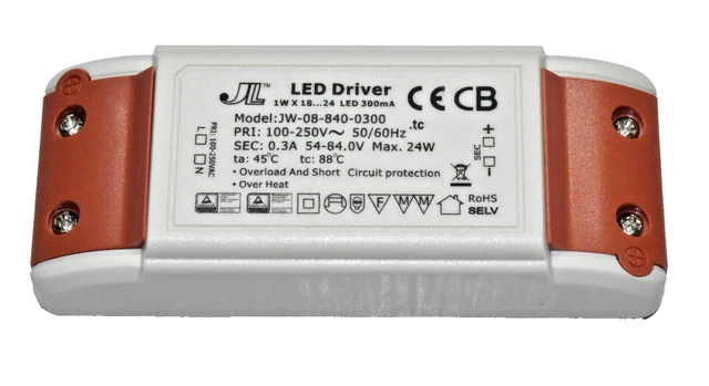JL JW-08-840-0300 LED Driver Transformer 54 - 84 Volt 300mA 24 Watt £30.13 - PicClick UK