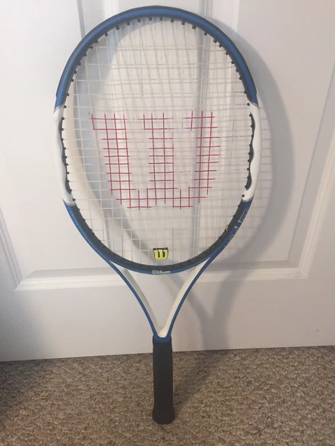 WILSON NCODE FURY 110 OverSize Tennis Racquet Grip 4-1/2 Mint Condition ...