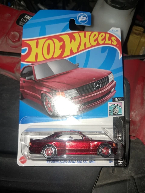HOT WHEELS 2024 89 Mercedes-Benz 560 SEC AMG Super Treasure Hunt STH ...