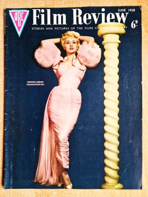 ABC FILM REVIEW Magazine June 1958 Carole Lesley Natalie Wood Gene ...