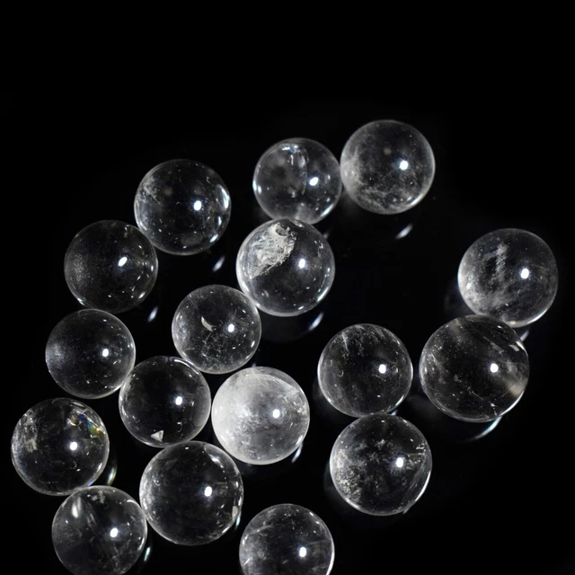 7-20MM NATUREL A ++ cristal clair Quartz rond lisse pierre précieuse 1 ...