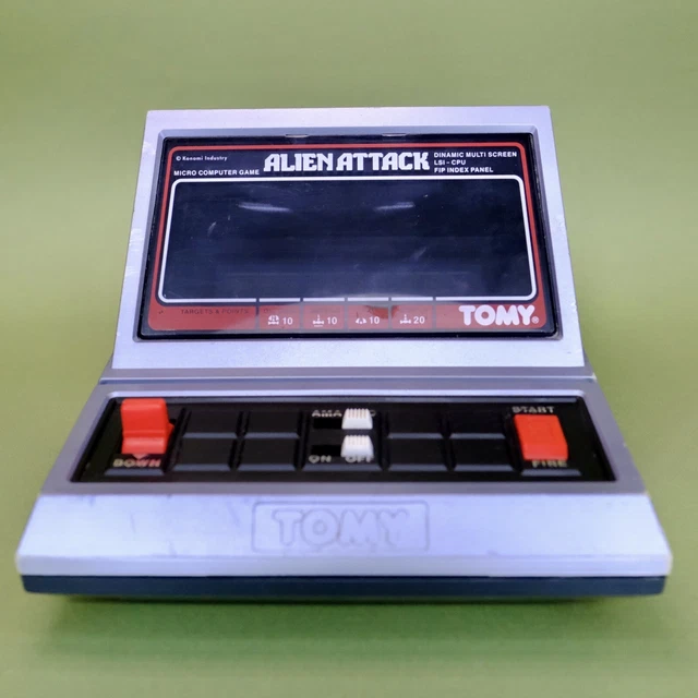 TOMY ALIEN ATTACK Vintage 1982 Table top Game And Watch Type Arcade ...