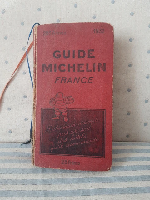 GUIDE MICHELIN 1932 EUR 140,00 - PicClick FR
