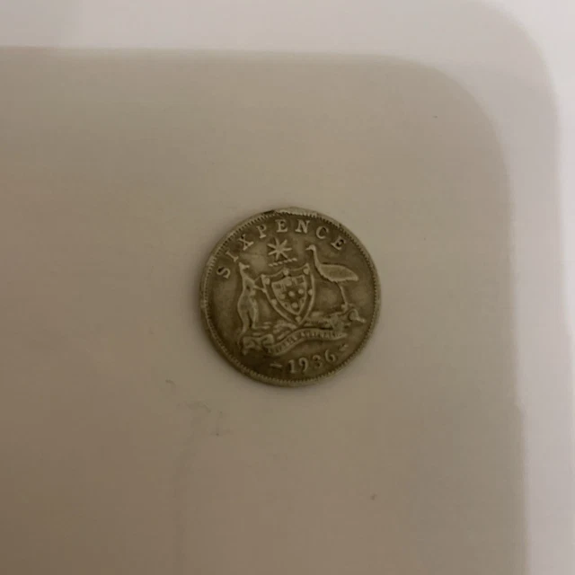 AUSTRALIA 🦘 1936SIXPENCE Coin Great Collectable Grade £9.73 - PicClick UK