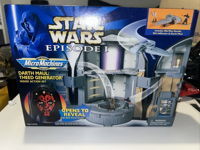 DARTH MAUL/THEED GENERATOR Star Wars Episode I Micro Machines Set 1999 ...