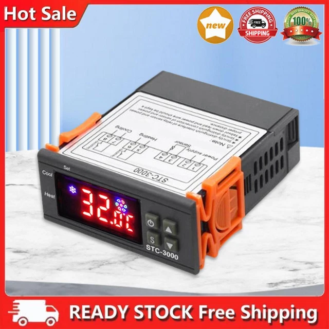 STC-3000 THERMOREGULATOR RELAY Heating Cooling 12V 24V 220V for Microcomputer £9.71 - PicClick UK
