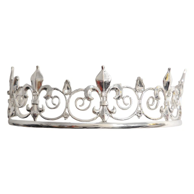 ROYAL CROWN for Men - Metal Crowns and Tiaras, Full Round Birthday9304 ...