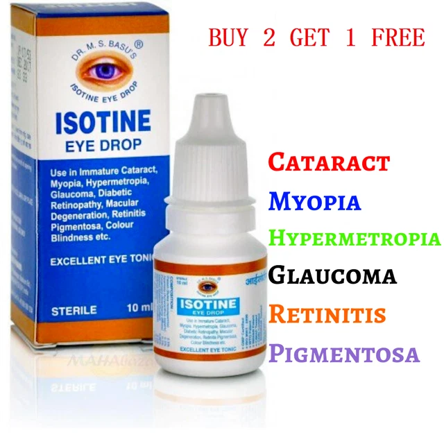 MEILLEURS GOUTTES POUR les yeux CURE ISOTINE CATARACTE glaucome stock ...
