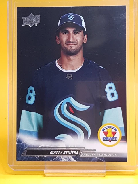 2022-2023 UPPER-DECK ROUND Draft Matty Beniers #732 Extented Series NHL ...
