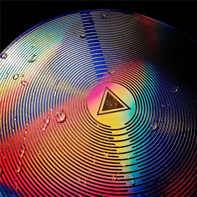 40 COIL RAINBOW Pyramid Dual Sided Energy Disc for Meditation and ...